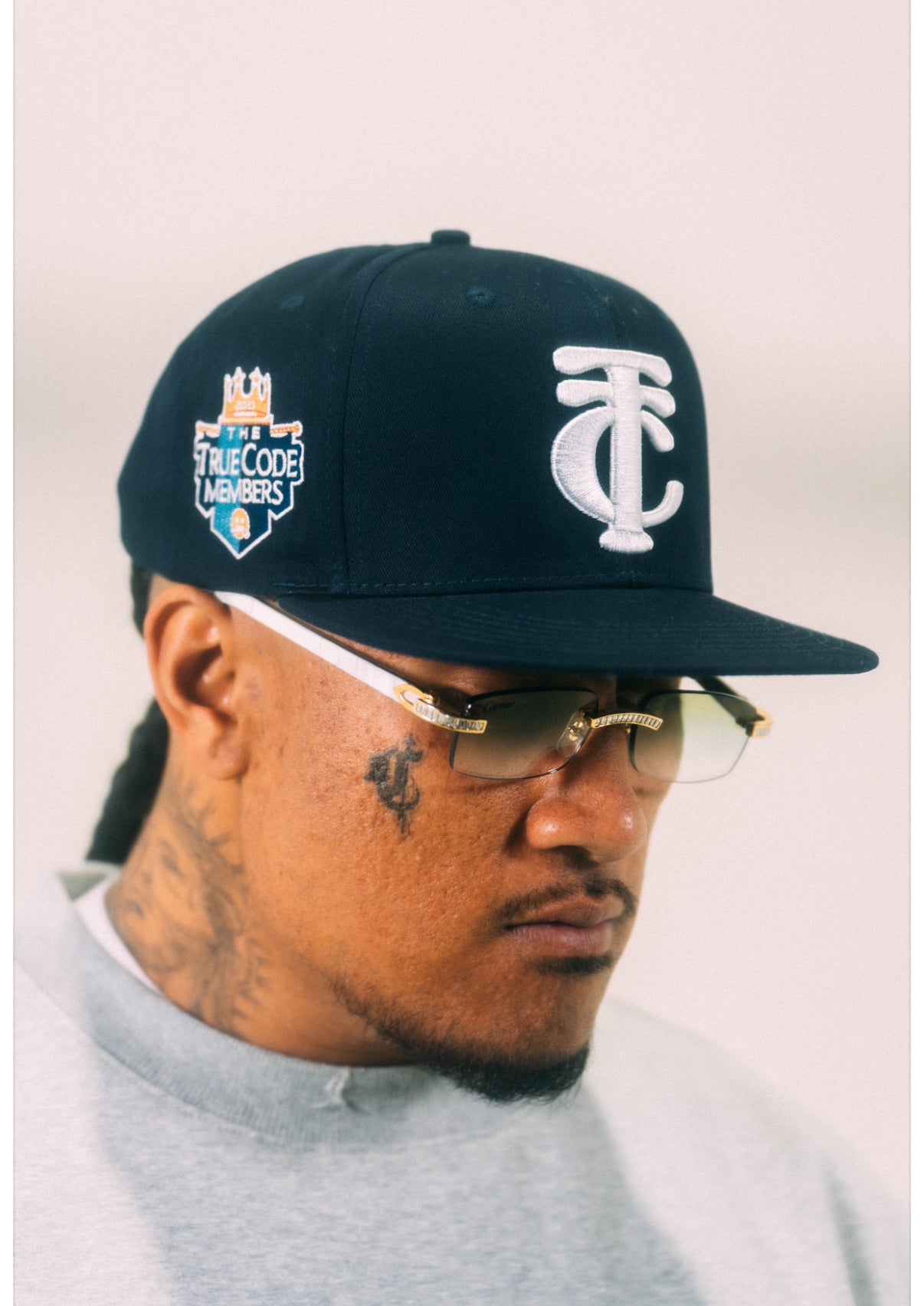 TTC Logo SnapBack Navy Blue – The True Code
